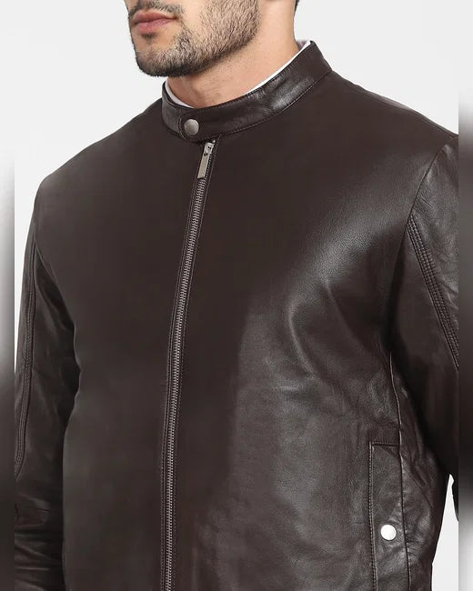Unic Simple Leather Jacket – Good Leather Garments