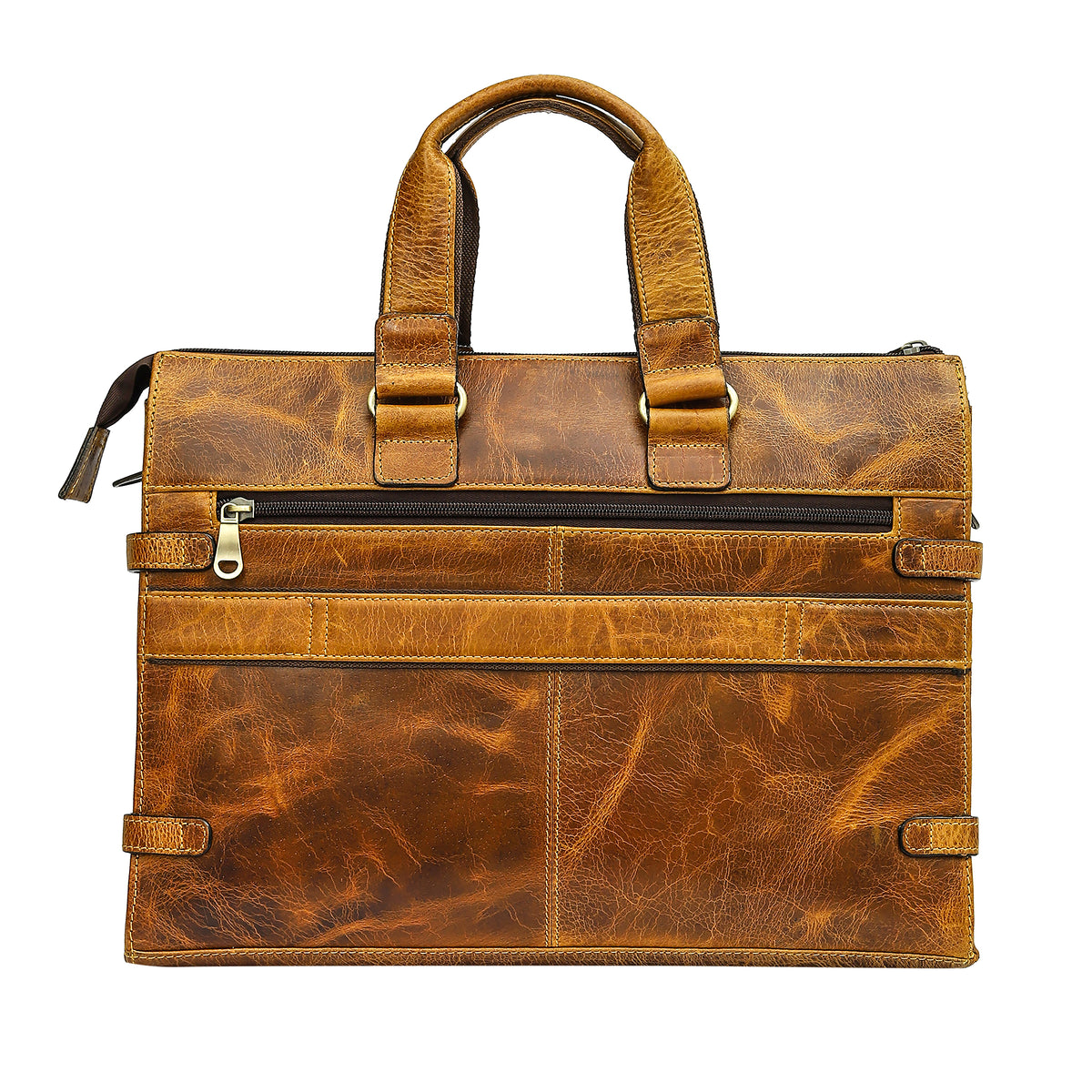 Remon 4 Buckle Crunch Leather Bag – Good Leather Garments