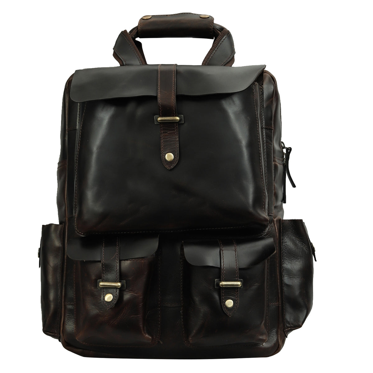 Crunch Leather Backpack – Good Leather Garments