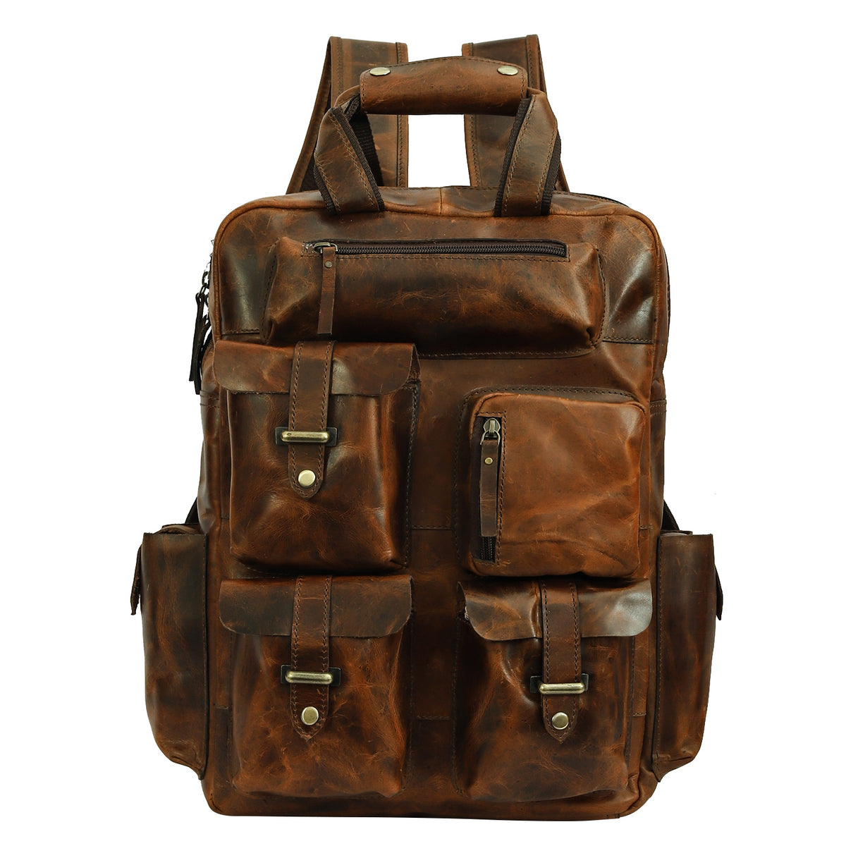 Topper Stylish Leather Travel Bckpack – Good Leather Garments