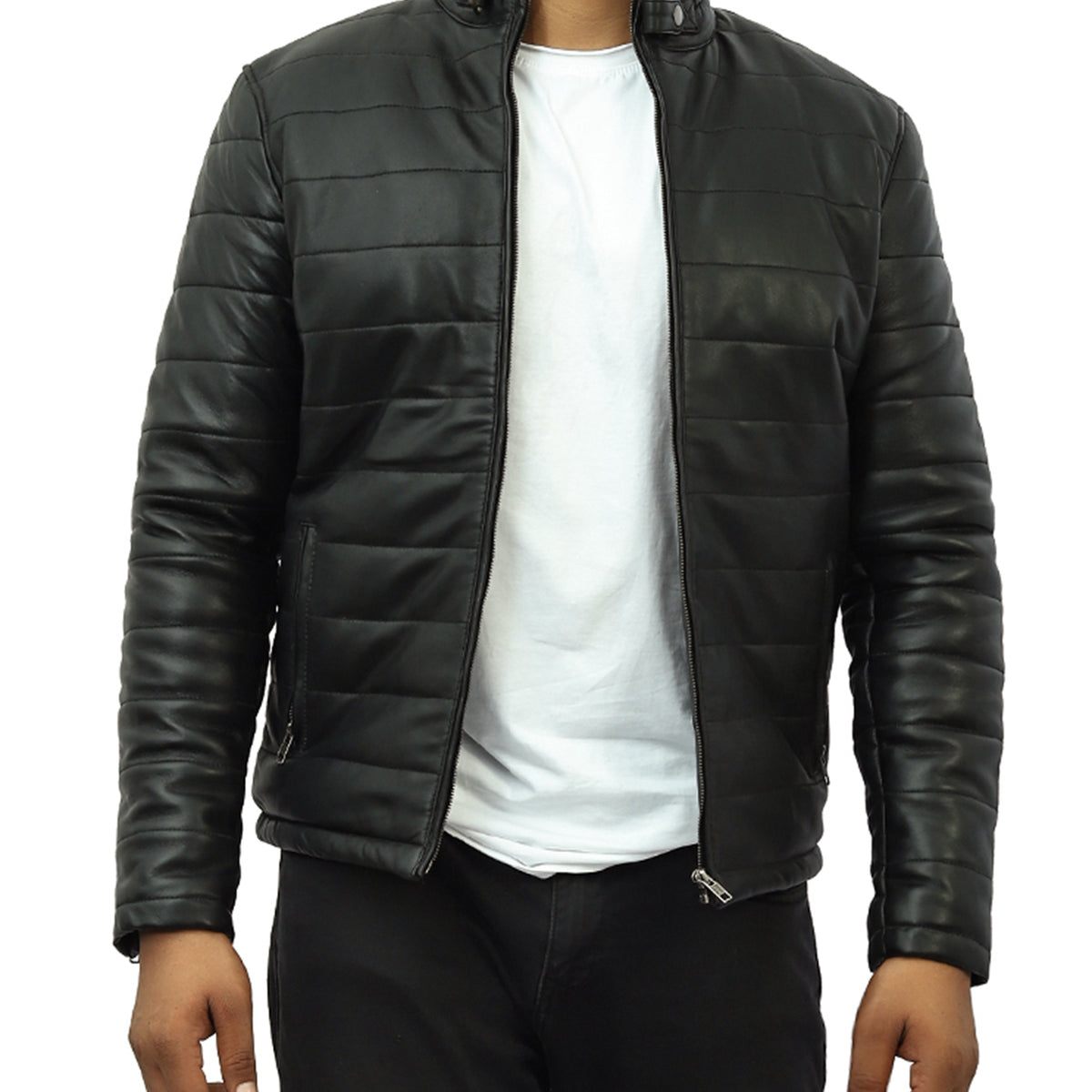 Boomer Leather Biker Jacket – Good Leather Garments