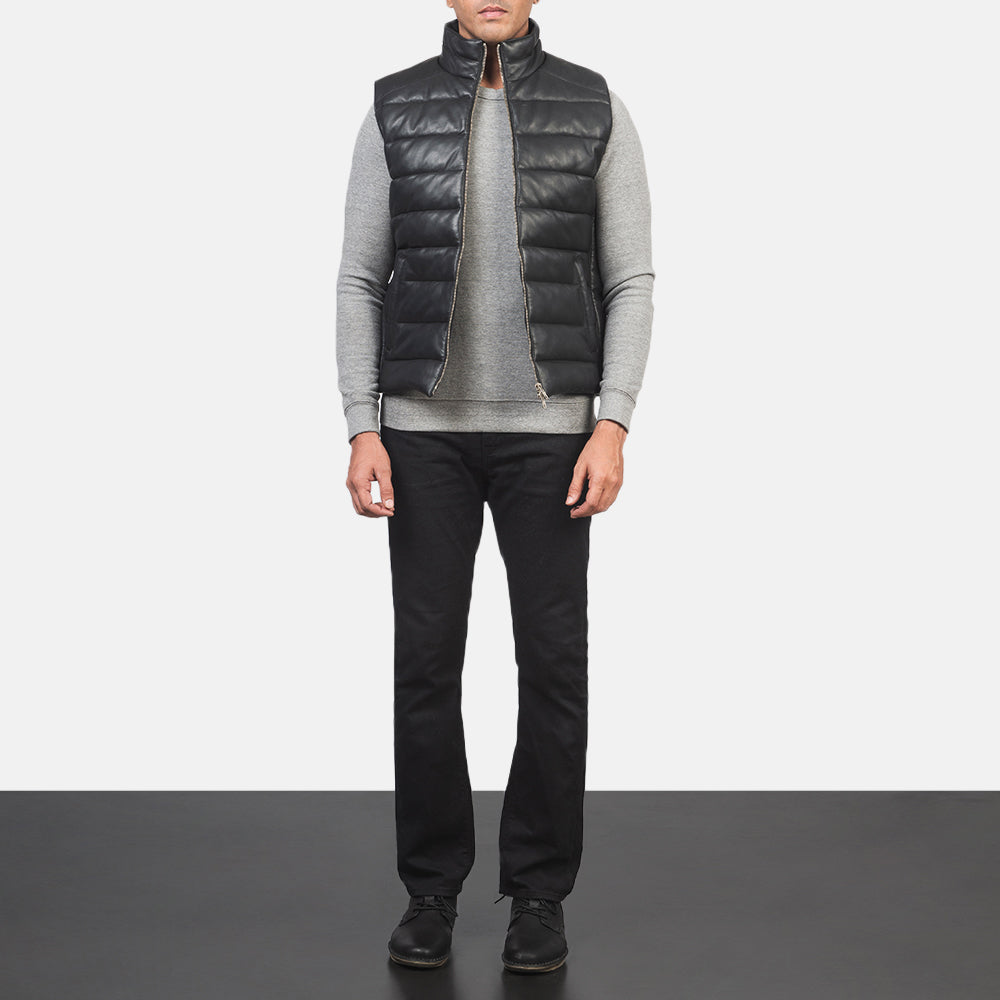 Reeves Leather Puffer Vest – Good Leather Garments