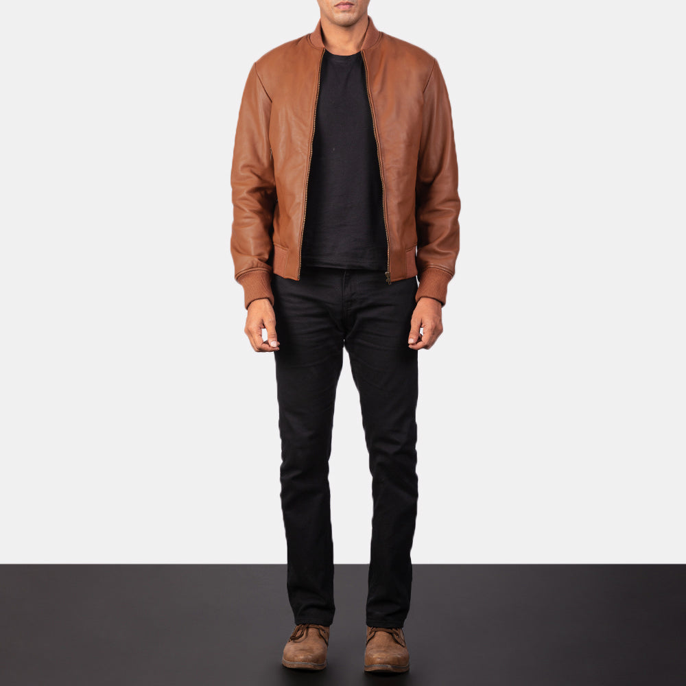 Shane Leather Bomber Jacket – Good Leather Garments