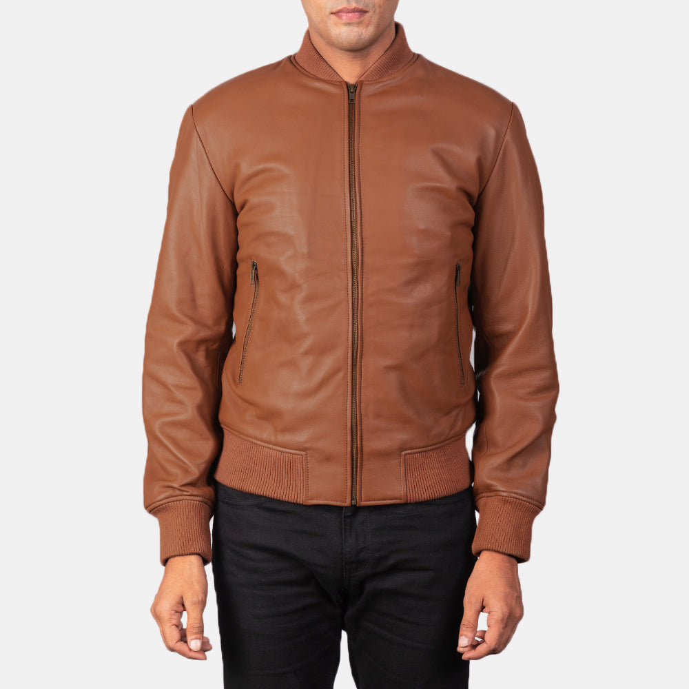 Shane Leather Bomber Jacket – Good Leather Garments